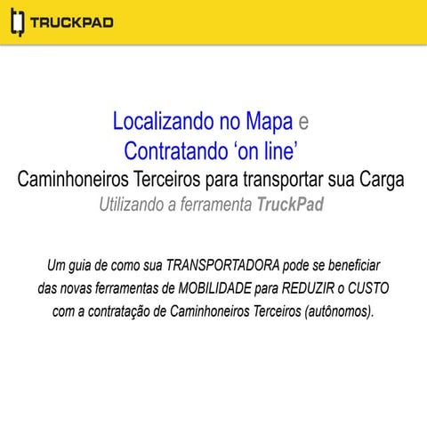 Apresentação gobay. mobilidade urbana eficaz | PDF