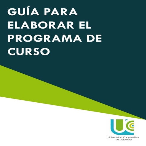 Guia Programa de Curso | PDF