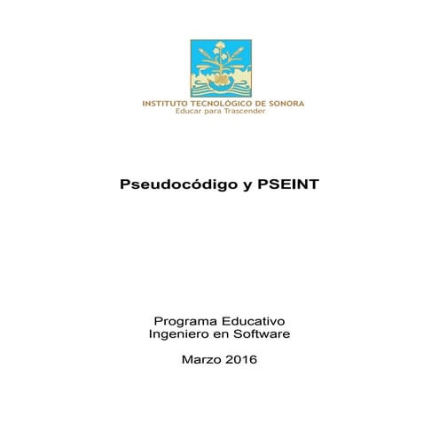 Guia Pseint 2016 | PDF