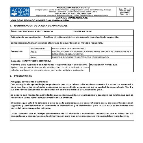Guias de aprendizaje 8 | DOCX