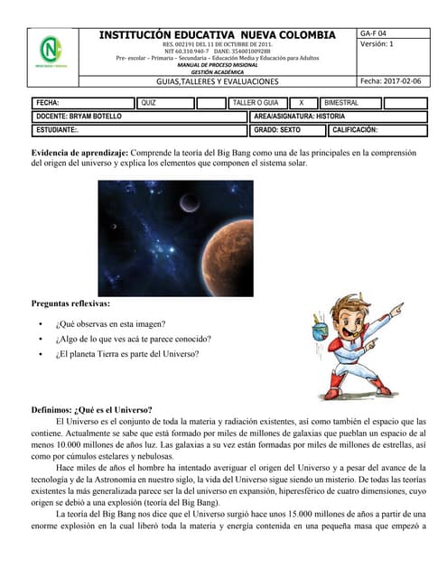 Proyectos Del Sistema Solar De Sexto Grado 1571628 | El Sistema Solar