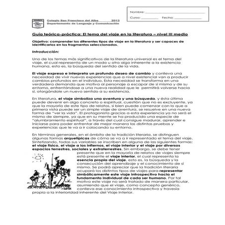 Guia tema viaje iii[1] | DOCX