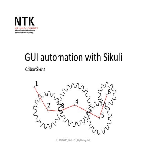 Gui Automation With Sikuli Ppt