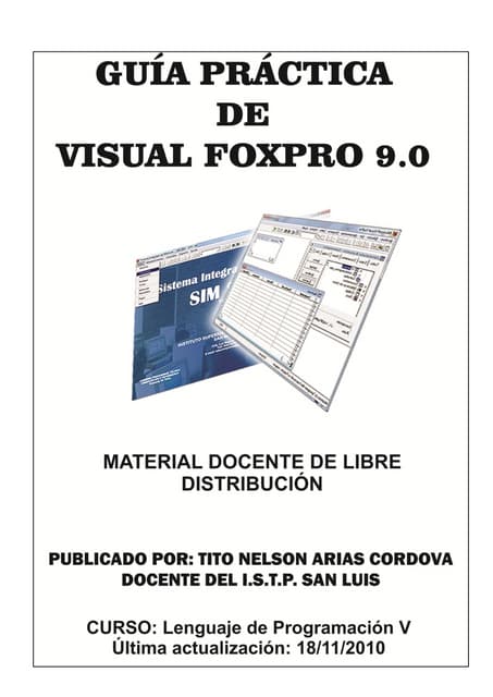 Tutorial Microsoft Visual FoxPro 9.0 | PDF
