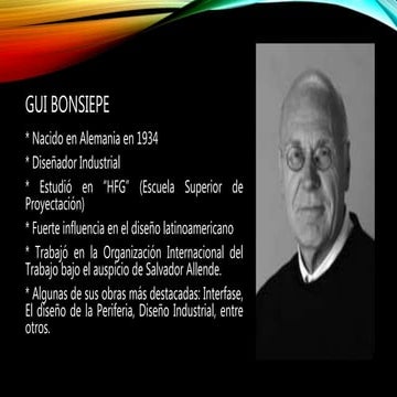 Gui bonsiepe metodologia | PPTX