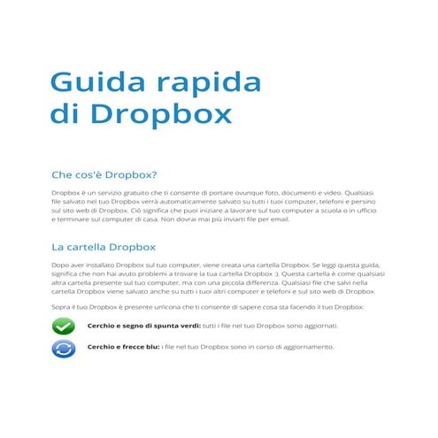 Guida rapida di dropbox | PDF | Free Download