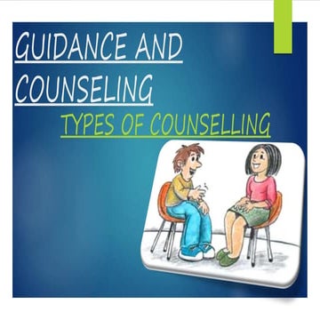Guidance and counseling | PPTX