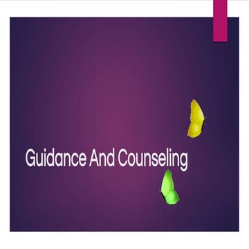 Tools For conducting Guidance and Counseling | PPTX