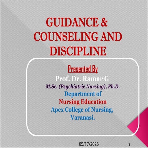 Guidance, counseling and Discipline.pptx