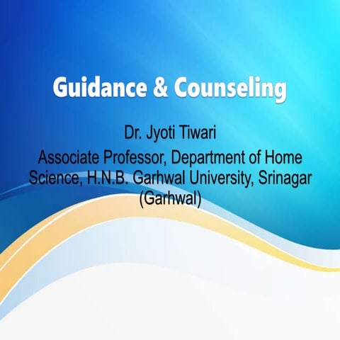 Guidance and counseling | PPT
