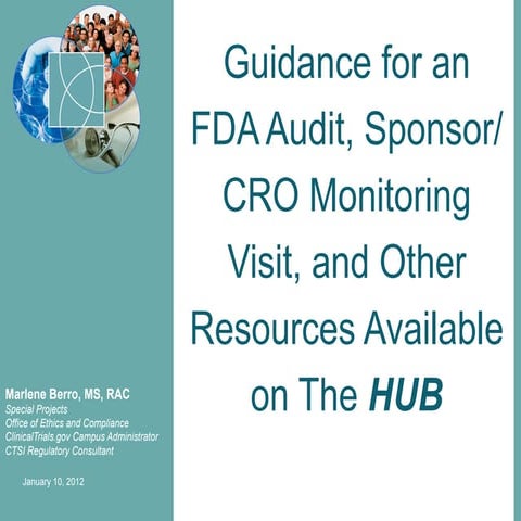 Preparing for a Clinical Research Monitoring Visit: Guidance for an FDA ...