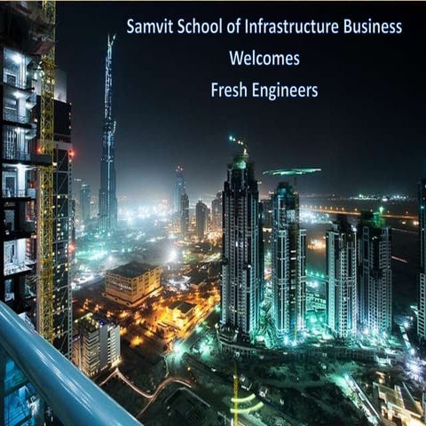 Guidance for careers in infrastructure | PPTX