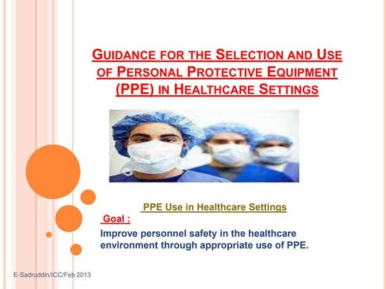 Personal Protective Equipment (PPE) | PPT