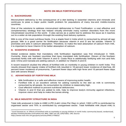 Guidance note milk_fortification_english | PDF