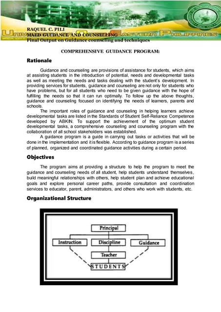 Guidance & counseling: Guidance Services | PPTX