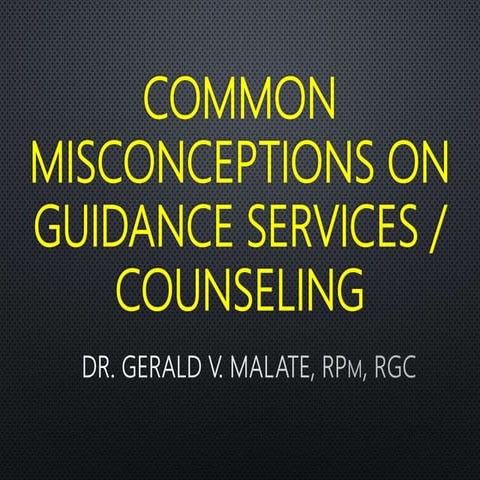 Guidance & counseling: Guidance Services | PPTX