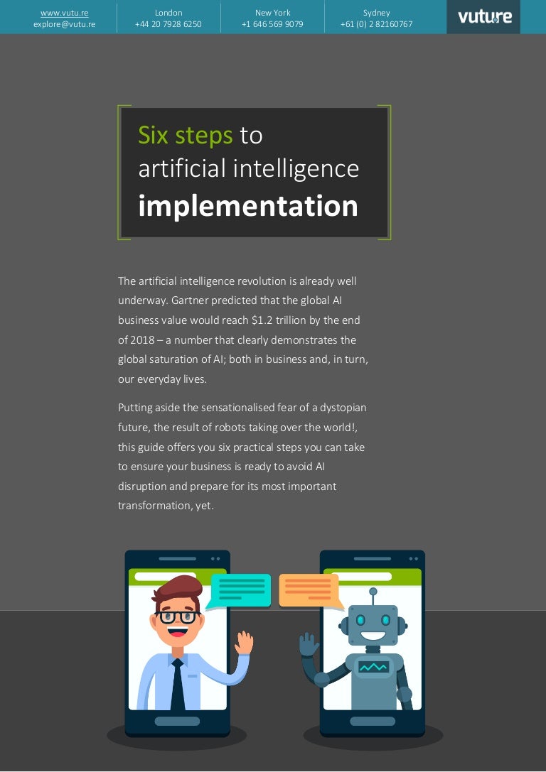 Guide to artificial intelligence | Six steps to artificial intelligen…