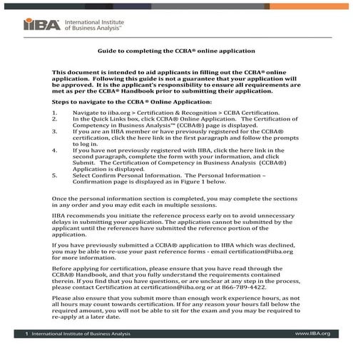 Guide to-completing-ccba-application | PDF