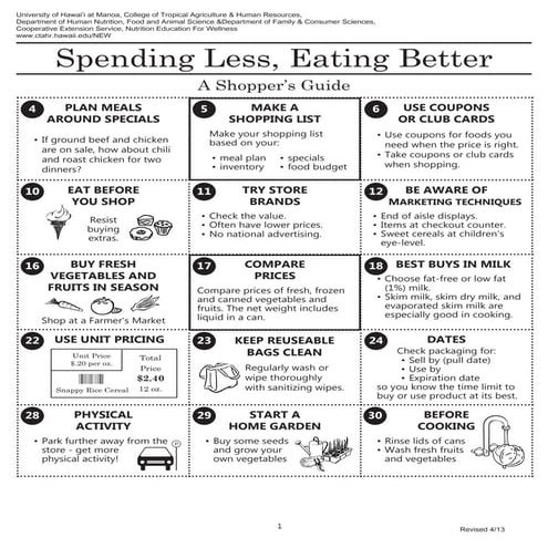 Guide to Eating Better from Patriot Power Greens | PDF