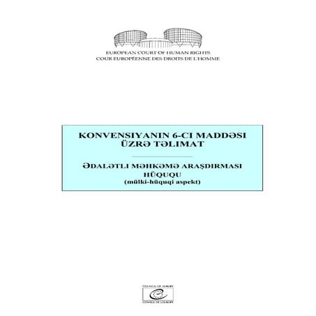 Translation of the Guide on Article 6 of the European Convention on ...