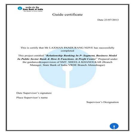 Guide certificate | DOCX