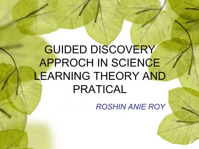 discovery method of teaching | PPTX