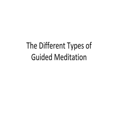 Guided meditation | PPT