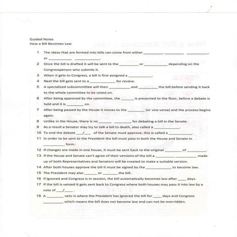 How a Bill becomes a Law? | PPT