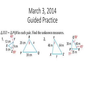 Guided practice similar figures | PPT