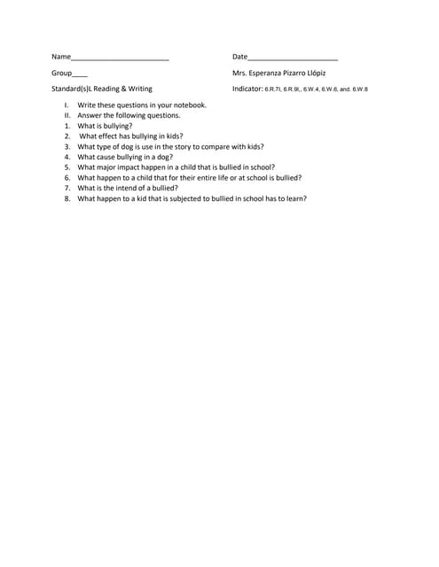 Getting to know you | PPTX