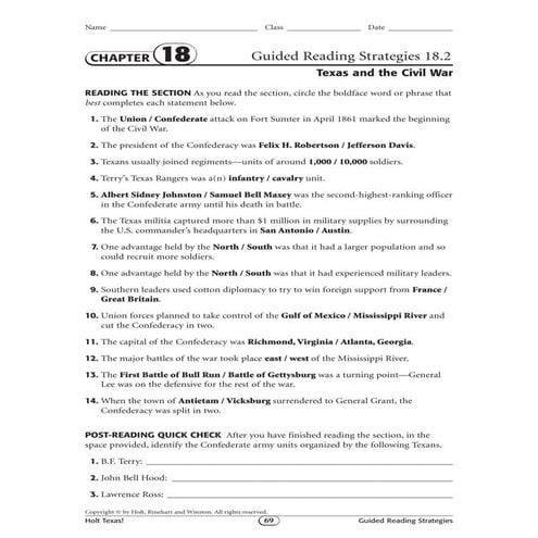 Guided reading 18.2 | PDF