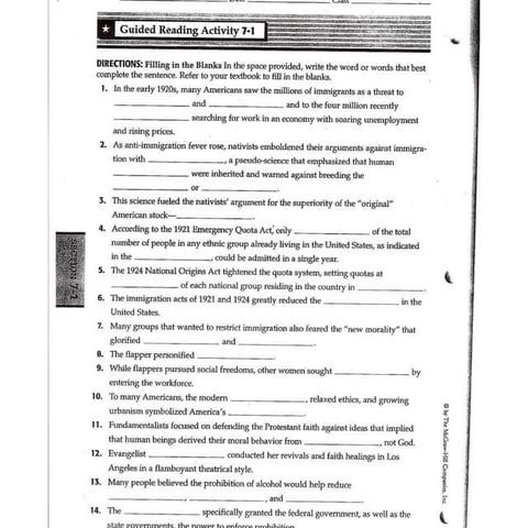 USH Guided Reading 7 | PPT