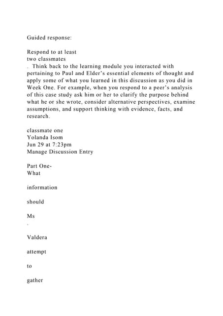 Module 5 Module 5 - M5 Assignment 2 DiscussionAssignment 2 D.docx