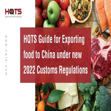 GACC Registration Guide (2026 Update) — Food Products Export to China | PDF