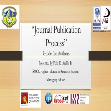 Guide for authors | PPT