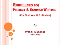 Proposal defence format | PPT