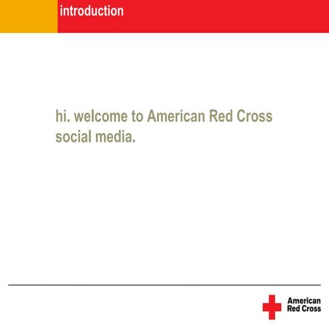 Social Media Handbook for Red Cross Field Units | PPT