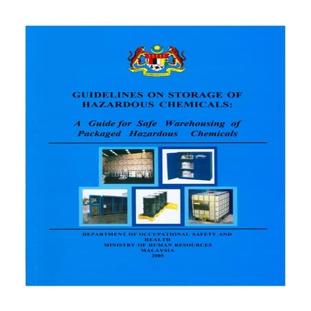 Guidelines on-storage-of-hazardous-chemical-a-guide-for-a-safe-w | PDF