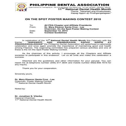 PDA Poster Making guidelines | PDF