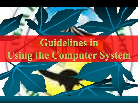 Golden Rules for Use Of Computer Rooms | PPT