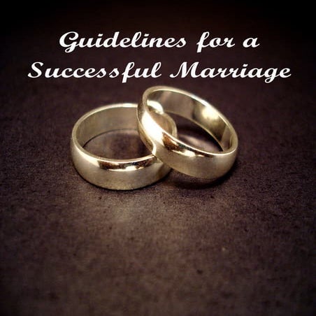 Guidelines for a successful marriage | PDF