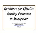 Guidelines for effective reading discussion | PDF