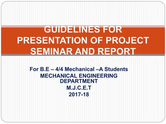 Sample Seminar Report Pdf