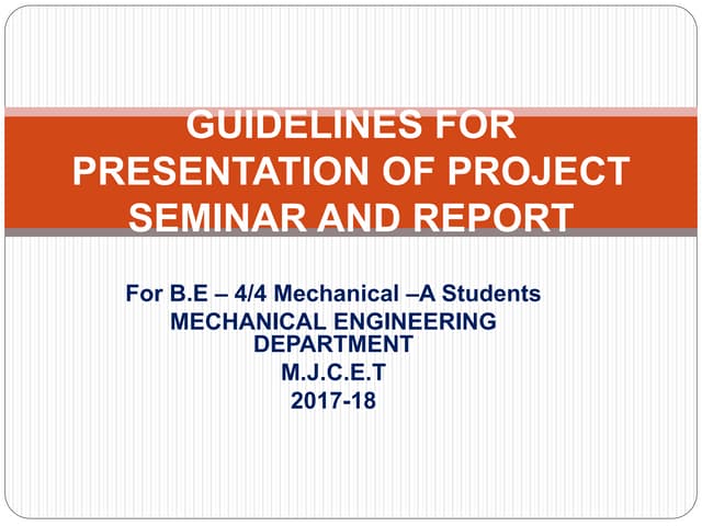 Sample seminar report | PDF