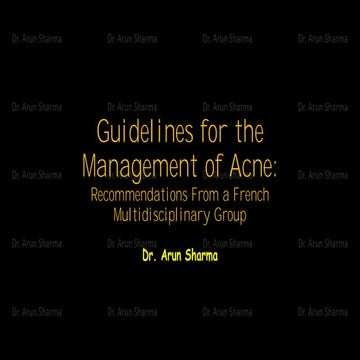 Guidelines for the management of acne | PPT