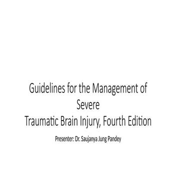 Guidelines for the Management of Severe.pptx