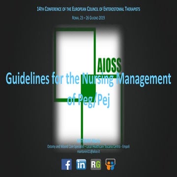 Guidelines for the nursing management of peg pej | PDF