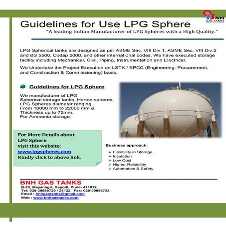 LPG TANK INSTALLATION | PDF