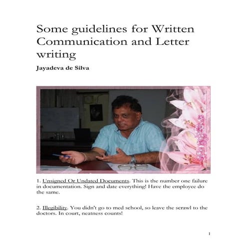 Guidelines for written communication | PDF