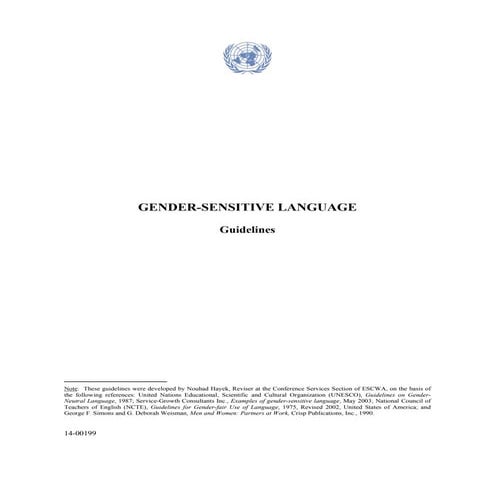 Guidelines gender sensitive-language_e-a | PDF